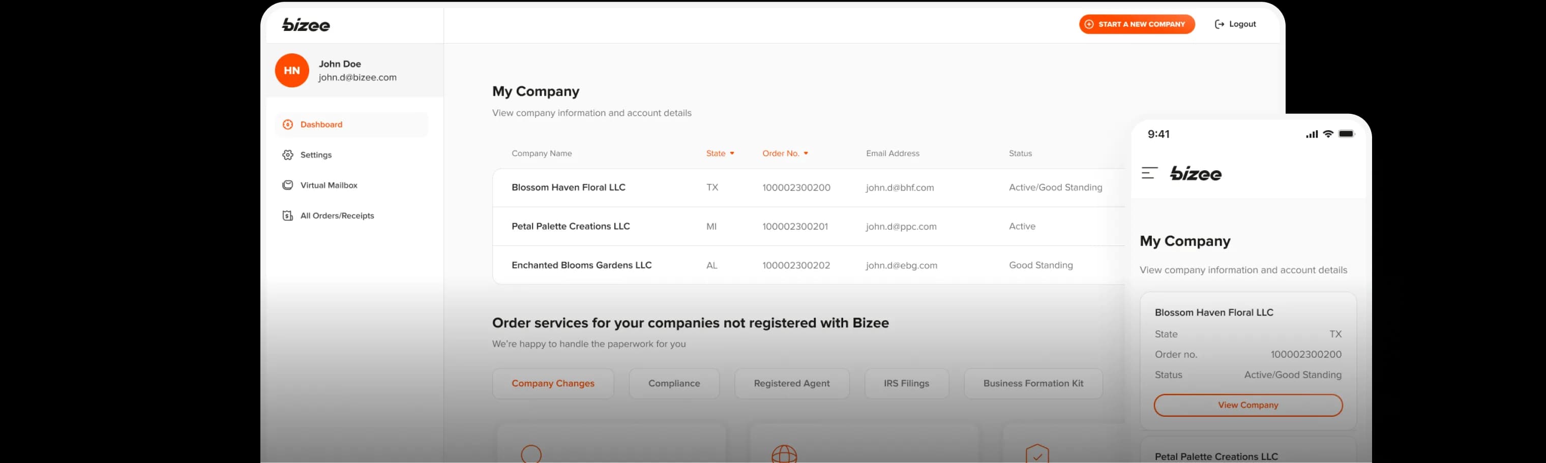 LLC Filing & Business Formation - Start Your Company Today